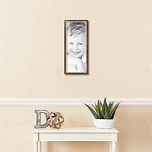 ArtToFrames 8x20 Inch Multi Picture Frame, This 0.94 Inch Custom Wood Poster Frame is Other - Comes with Foam Backing 3/16 inch and Regular Glass (FBPLE398402-8x20)