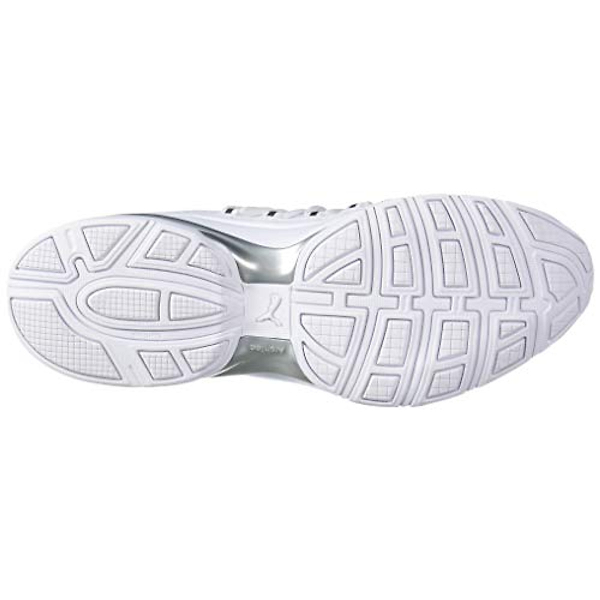 PUMA Mens Axelion Cross Trainer, PERF PUMA Mens White-PUMA Mens Silver, 9.5