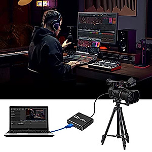 Nardool 4K HDMI Video Capture Card,USB 3.0 C Video Capture Card,Grabber Device,Full HD 1080P for Game Recording,Streaming/PS5/nintendo Switch (ND-CC-C4)