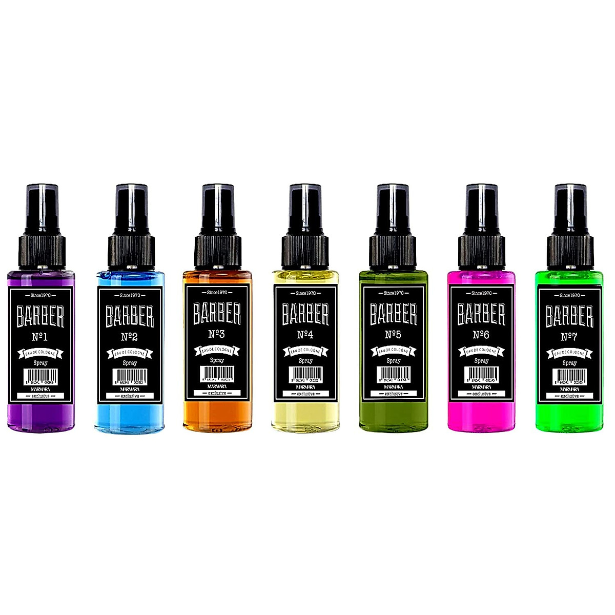 barber marmara Marmara Barber Cologne - Best Choice of Modern Barbers and Traditional Shaving Fans No 6 New Series, 50ml x 2 Spray Bottles