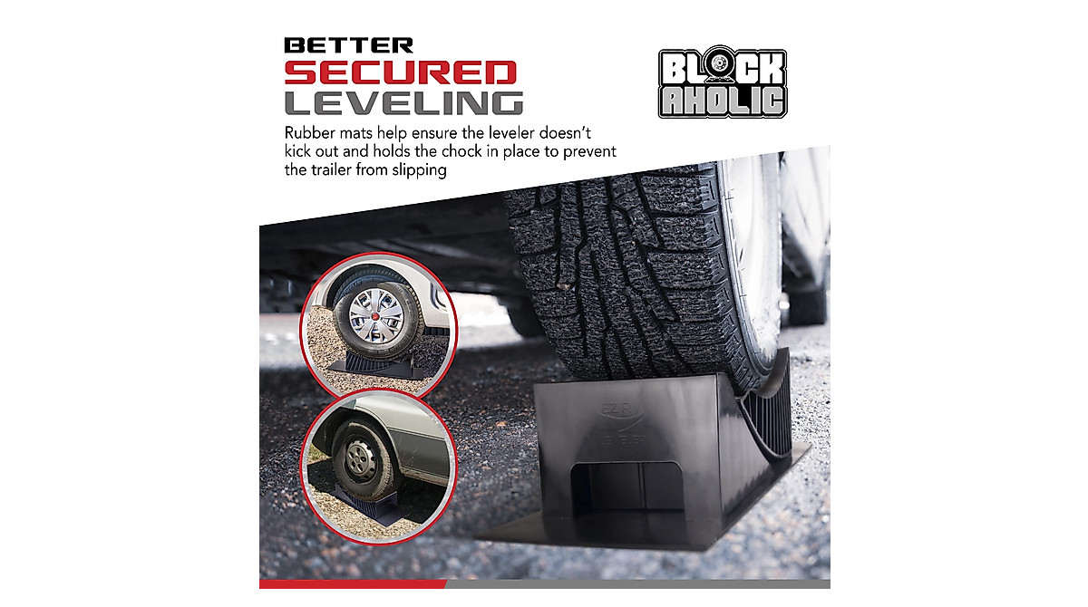 EZ RV Leveler Ramps - Effortless Leveling for Campers