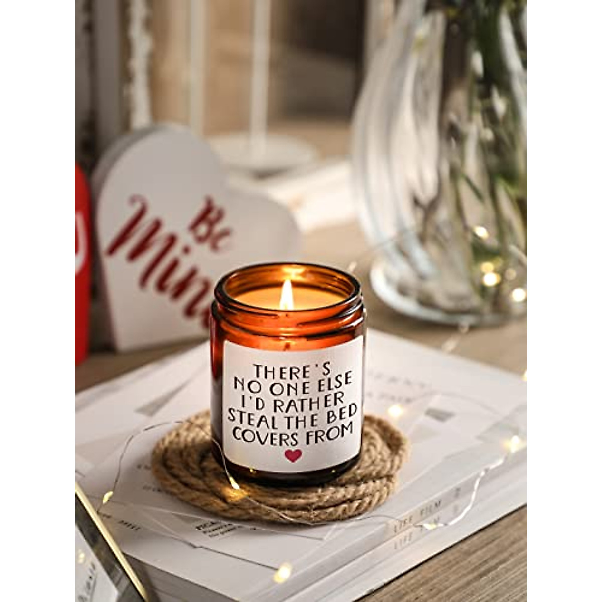 Scented Candle Gifts for Couple Lover Partner Husband Wife Funny Christmas, Birthday Love Candle Gifts for Her Him