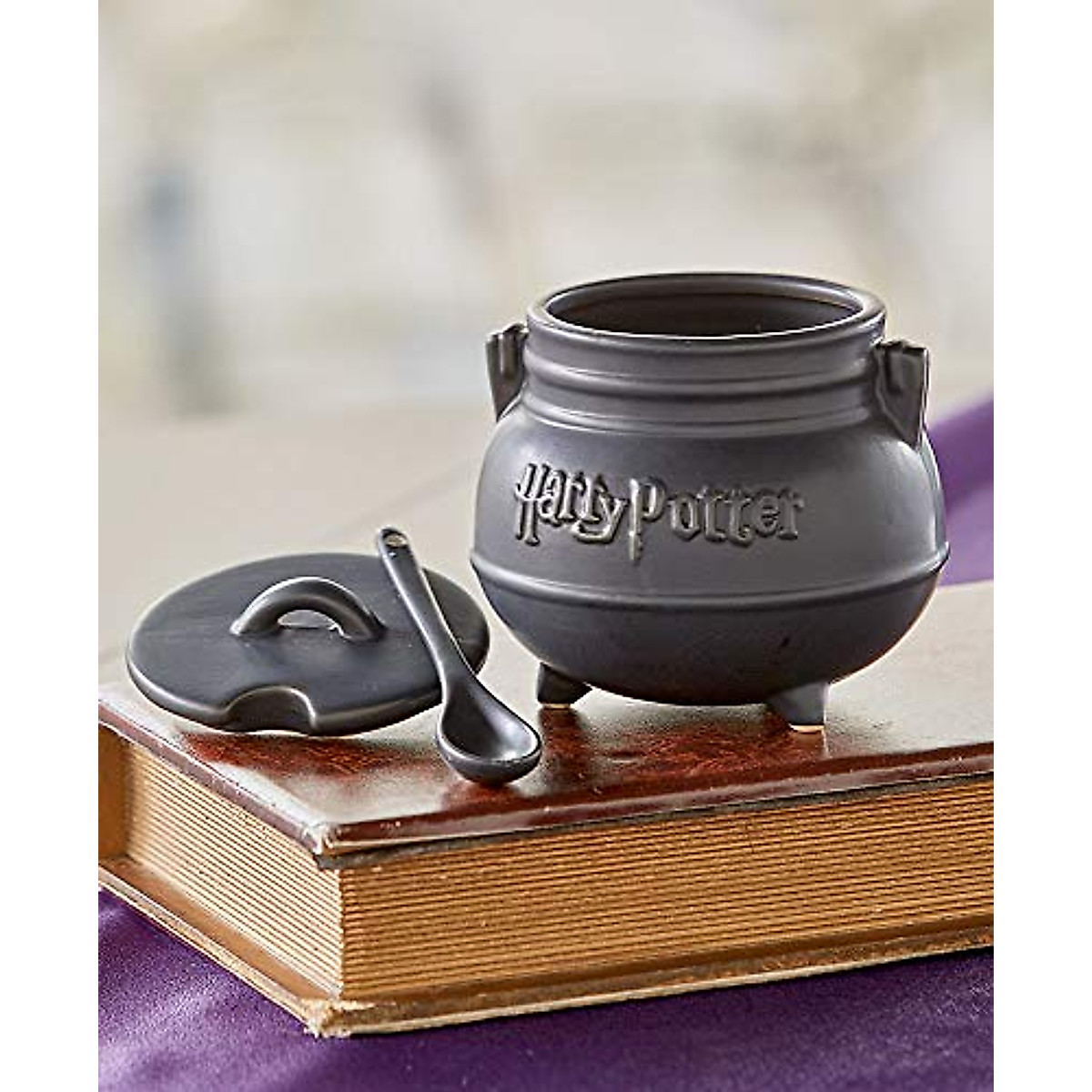 Harry Potter - 48013 Harry Potter Cauldron Soup Mug with Spoon, Standard, Black