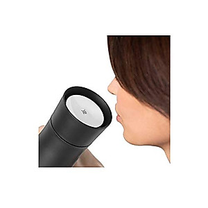 WMF Insulated Thermos Flask, 0.35 L, Height 22 cm/Diameter: 7.4 cm, Automatic Closure, 360° Drink Opening, Black