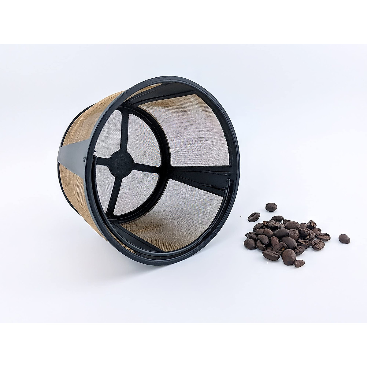 NRP Tall 14-cup Screen Basket Permanent Coffee Filter Replacement for KRUPS Coffeemaker EC422, 321-324 | Also fit other Drip Coffeemaker with Large Brew Section