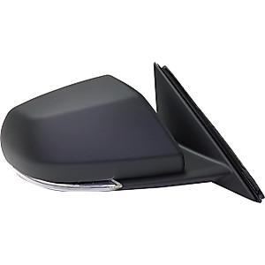 Kool Vue Driver & Passenger Side Power Heated Mirrors for Cadillac ATS 2013 With Signal Light, Memory & Puddle Lamp Paintable For Models Without Side Object Sensor