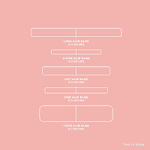 Gimme Beauty - Any Fit No Damage Hair Ties - Neutrals - Seamless Microfiber Hair Elastic - Hair Accessories With All Day Hold - No Snagging, Dents, or Breakage Hair Tie Pack (9 Count)