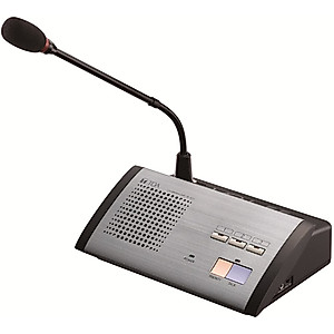 TOA TS-911 Wired Chairperson Station with Voting; Equipped with Removable Microphone, Loudspeaker and Priority Switch; 1 Recording Output; Easy Hook-up; 3 Voting Keys