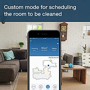 Ecovacs DEEBOT OZMO 920 2in1 Mopping Robotic Vacuum with Laser Navigation, No-Go Zones, Systematic Cleaning, Multi-Floor Mapping, Works with Alexa & App, Large, Black