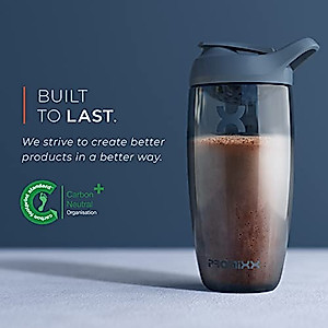 Promixx PURSUIT Protein Shaker Bottle – Premium Sports Blender Bottles for Protein Mixes and Supplement Shakes – Easy Clean, Durable Protein Shaker Cup