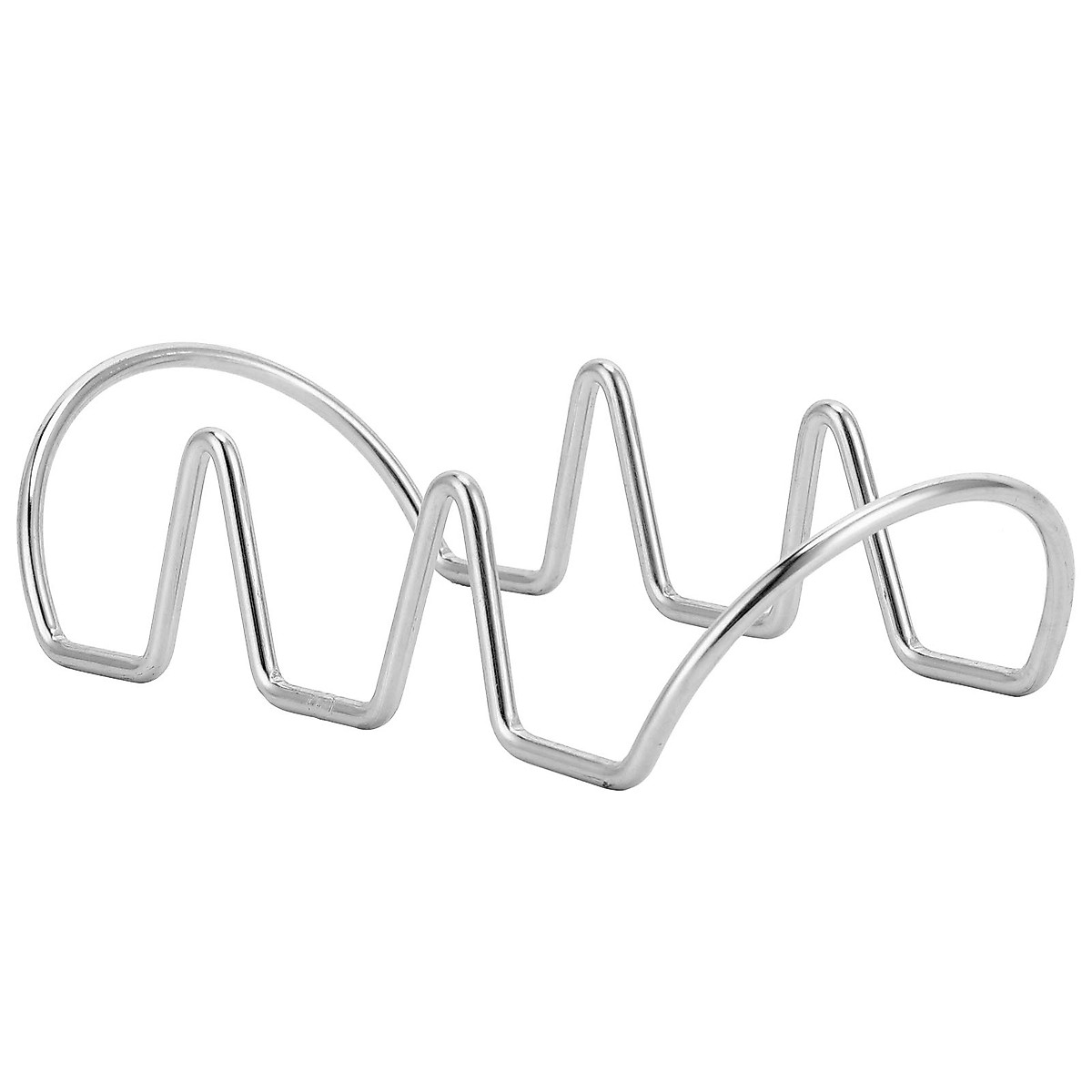 Stainless Steel Taco Rack Restaurant Pie Rack Pancake Rack Kitchen Accessories (3 Grid) Taco