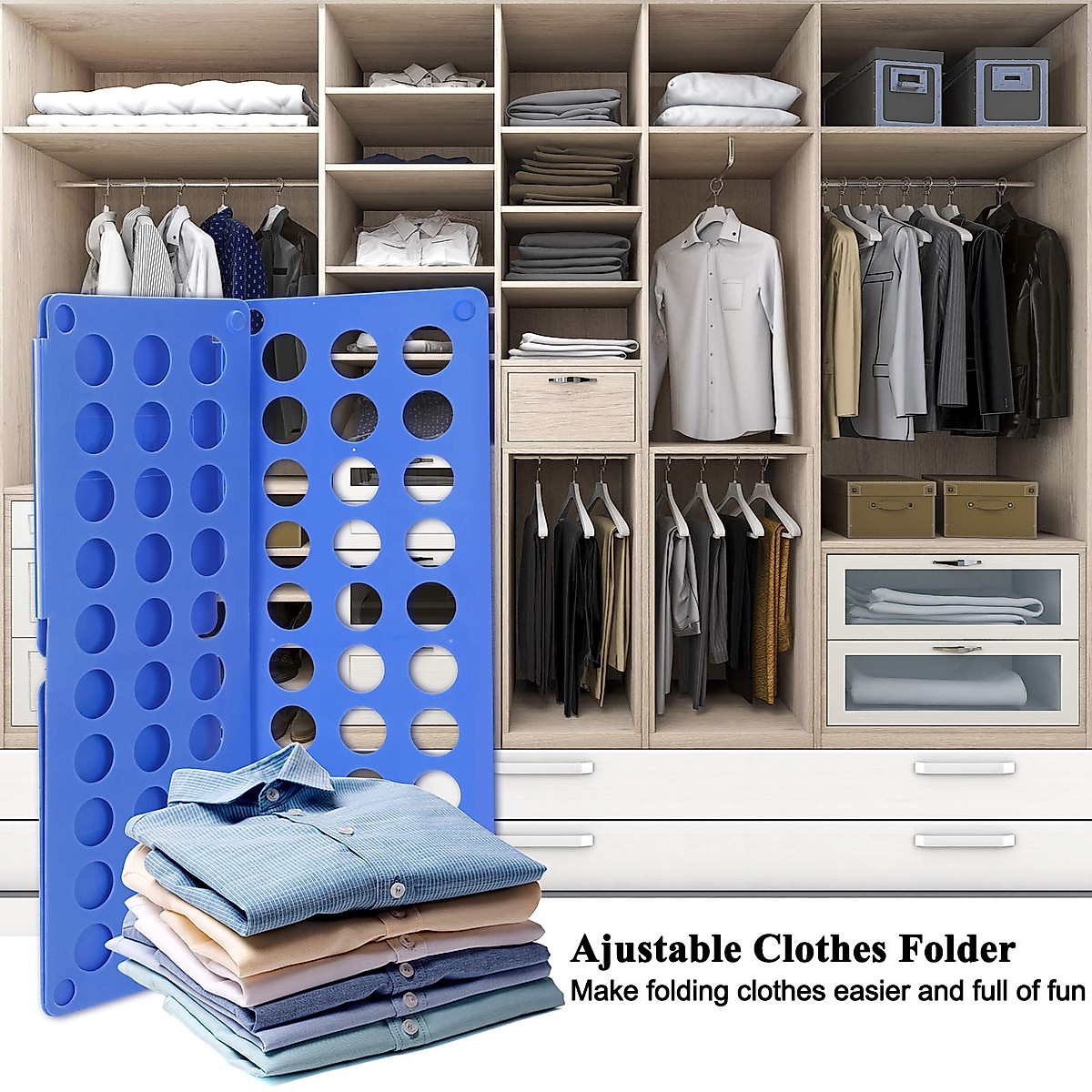 Clothes Folding Board Adjustable Shirt Folder Plastic T shirt Clothes Folder For Adult Children Space Saving Foldable Household Clothing Organizer Room Organization Laundry Folder For Kid Size Or Adult Plus Size Clothes