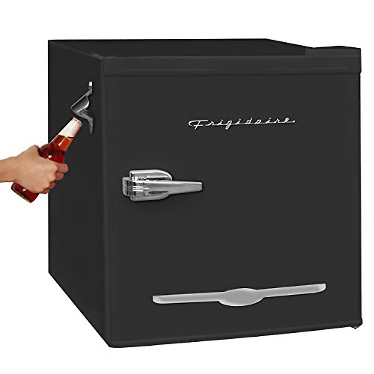 Frigidaire CUREFR176BK 1.6 Cubic-ft Retro Compact Refrigerator, Medium, BLACK
