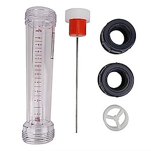 Debimetre,Deosdum Tube Type Flow Meter Lzs 40 (D) Plastic Tube Type Liquid Flowmeter High Accuracy Waterflow Flowmeter 1 10M H Range Plastic Tube Water Flow Meter 1 Inch