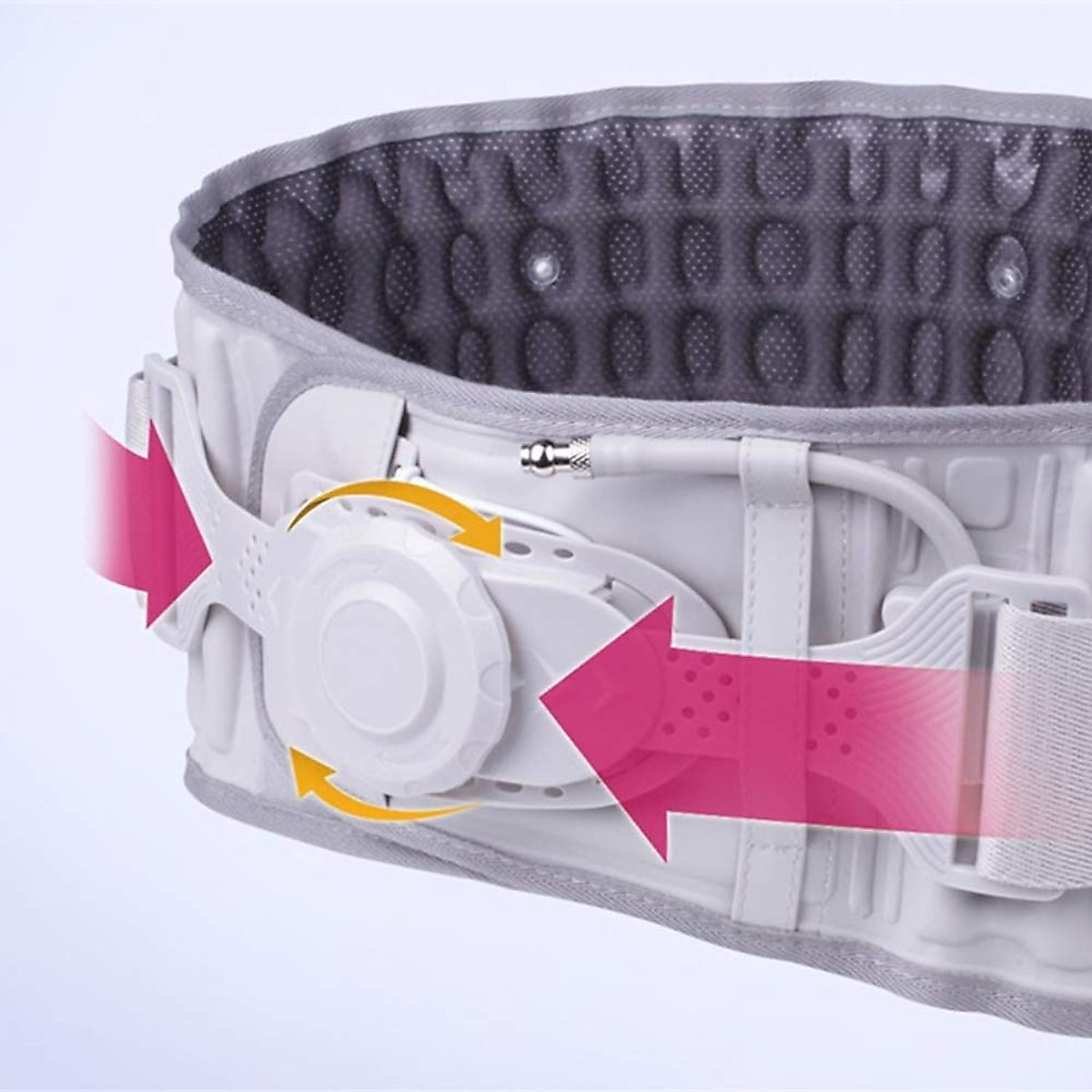 LSRRYD Durable Lumbar Support Belt Back Support Belt Inflatable Traction for Pain Relief and Injury Prevention