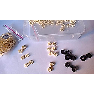 Birds' Park Splayed Leg Bird Treatment Bracelet Size: 3,4,5,6, &7mm(10 pcs)-Good for Baby Budgerigar, African Lovebird & Conure-by FedEx