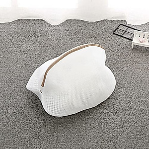 DNYSYSJ 2Pcs Zipped Laundry Washing Bags Underwear Bra Socks Clothes Washing Mesh Bag