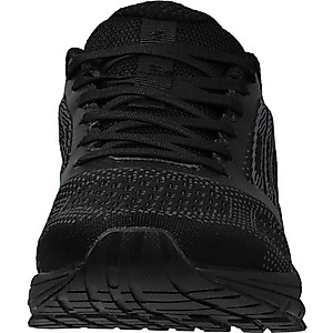 Joomra Whitin Men's Running Sneakers Walking Workout Gym Jogging Shoes Size 10 Black Casual Knit Trekking Treadmill Athletic Male Runny Tennis Comfortable Footwear 44