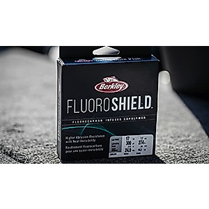 Berkley FluoroShield™, Clear, 15lb | 6.8kg, 300yd | 274m Fishing Line, Suitable for Freshwater Environments