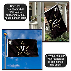 College Flags & Banners Co. Vandy Commodores SEC 3x5 Flag