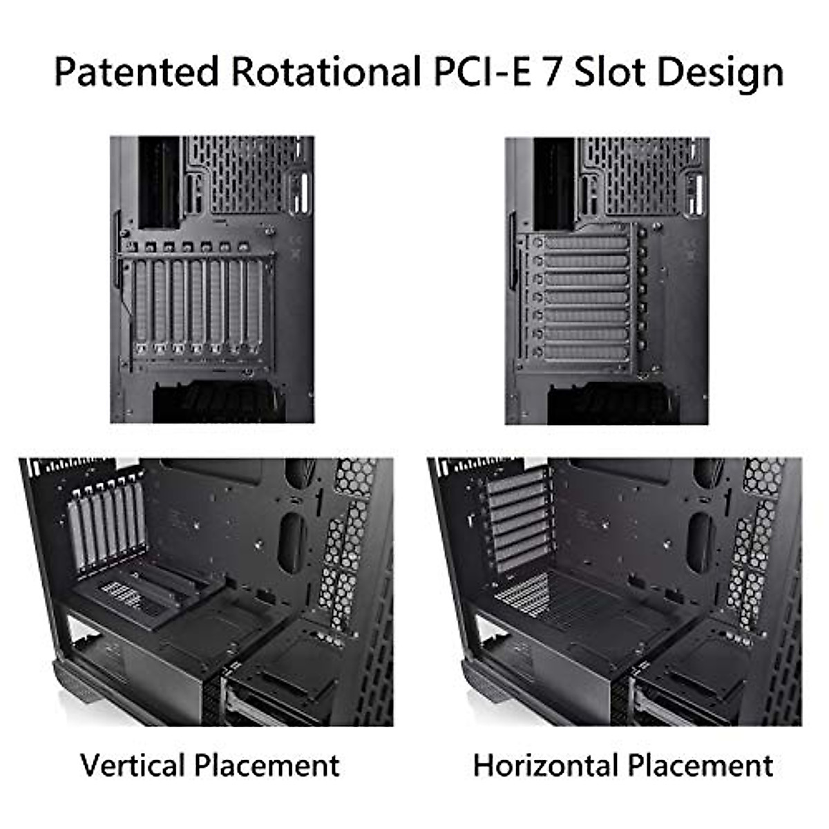 Thermaltake S300 Tempered Glass Edition ATX Mid-Tower Computer Case with 120mm Rear Fan Pre-Installed CA-1P5-00M1WN-00