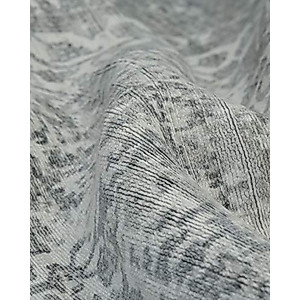 Handmade Modern Contemporary Gray Area Rug 8 x 10