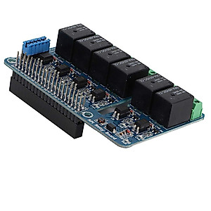 Relay Expansion Board, 6 Channel RPi Relay Module Expansion Board for Pi A+/B+/2B/3B, Optocoupler Module Relay