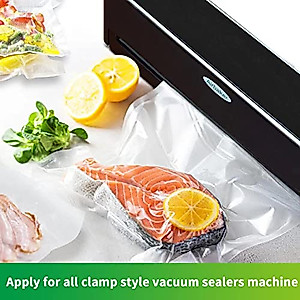 VEBUG Vacuum Sealer Bags, 2 Pack 11’’x16’Vacuum Sealer Bags Rolls, Seal a Meal, Commercial Grade, BPA-Free, Food Vac Bags for Storage, Meal Prep or Sous Vide