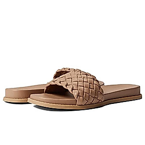 Dolce Vita Women's Grazie Flat Sandal, Cafe Stella, 8