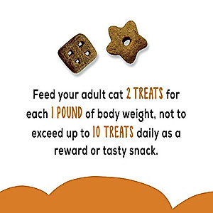 Purina Friskies Made in USA Facilities Cat Treats, Party Mix Chicken Lovers Crunch - 20 oz. Canister