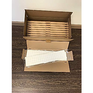 5"x 22" 24 Pack, Fly Light, Insect Light Trap Replacement Glue Boards with 1" Grid