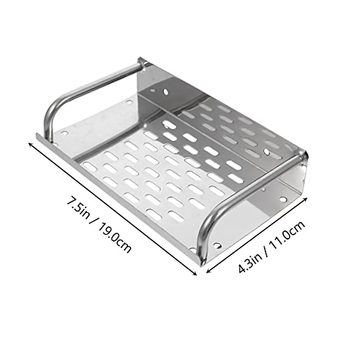 Rustic Wall Shelves Hanging Floating Shelves 1 Set Storage Rack Bathroom Wall- Mounted Shelf Practical Storage Shelf for Home Metal Floating Shelves Bathroom Wall Shelves