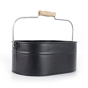 Utensil Caddy, Silverware Caddy Party, Silverware Caddy, Picnic Caddy, Flatware Caddy, Paper Plate Caddy, Galvanized Utensil Caddy, Metal Caddy, Outdoor Utensil Caddy - 13.5 Inches - Matt Black