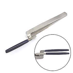 PRECISE CANADA: RUBBER TIPPED TWEEZERS ARTICULATING TYPE PVC COATED TIPS CROSS LOCKING -STAND UP (E 2)