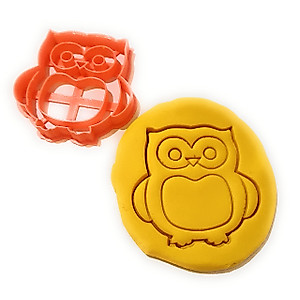 T3D Cookie Cutters Owl Cookie Cutter, Suitable for Cakes Biscuit and Fondant Cookie Mold for Homemade Treats 3.52inch x 3.52inch x 0.55inch