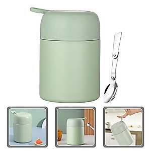 SWOOMEY Vacuum Flask Food Container Hot Lunch Containers Food Kits for Adults Containers for Food Insulated Cup Flatware Serving Utensils Portable Cup Stainless Steel Stew Pot Student Pp