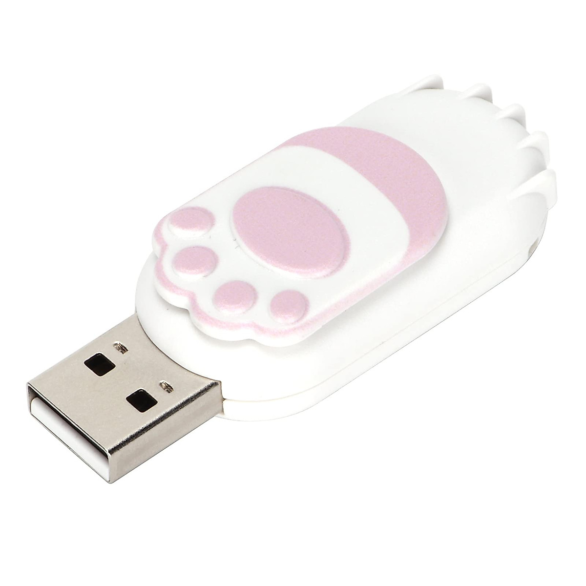 Kafuty-1 USB 2.0 Flash Drive,Cat Paw Cute Shape USB Stick Memory Stick,16GB/32GB/64GB/128GB Portable U Disk USB Memory Stick for Computer Laptop(64GB)