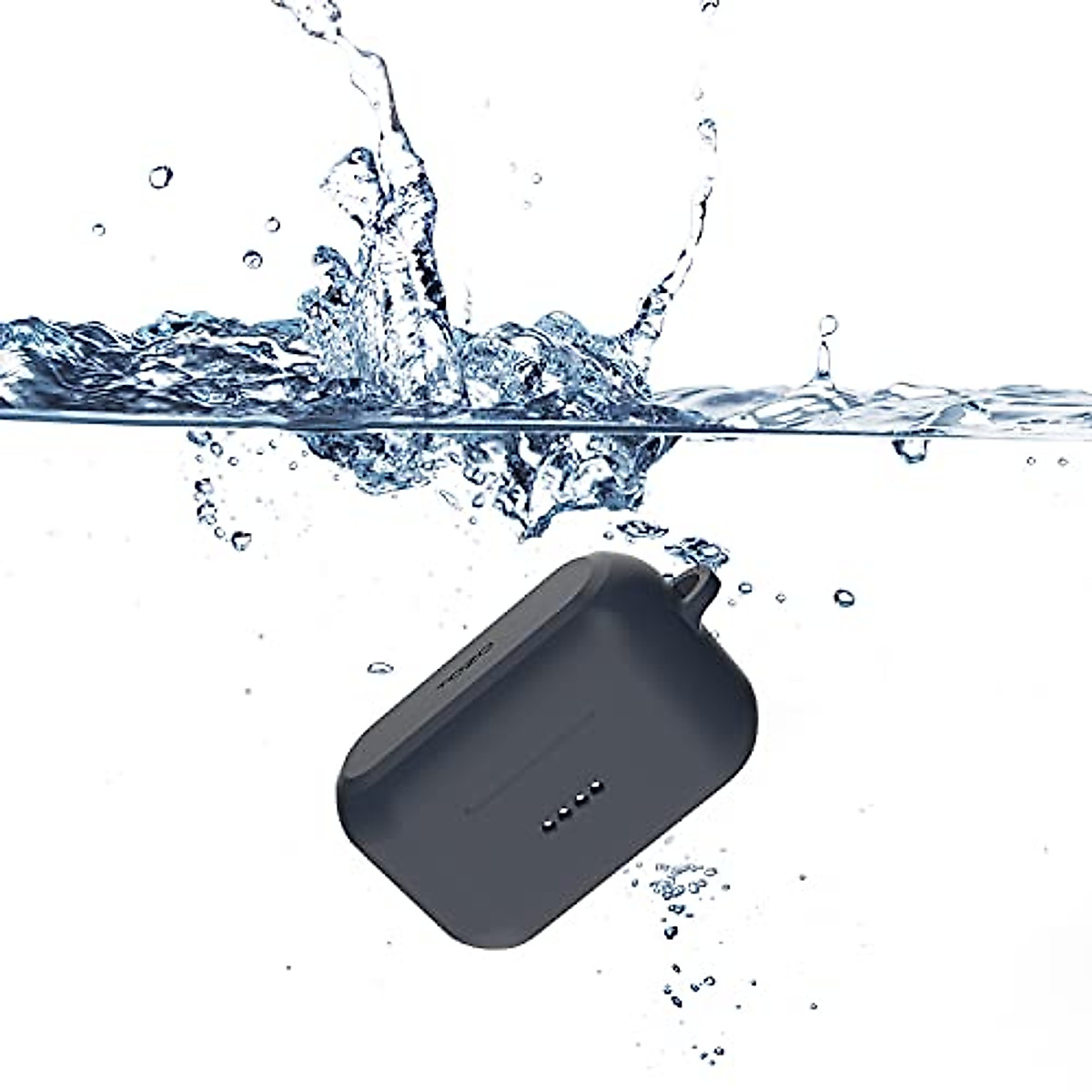 TOZO NC7 Hybrid Active Noise Cancelling Wireless Earbuds Black & TOZO NC7 Protective Silicone Case Blue