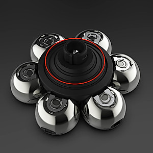 Fxlpower 7D Electric Head Shaver Replacement Blades Head Replacment Razors for Bald Men 7 Heads Blade for More Smooth and Close Shaving