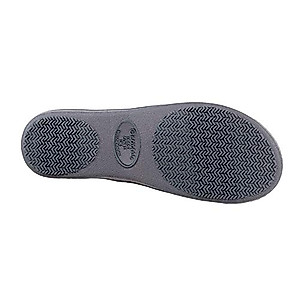 isotoner womens Space Dyed Andrea With Moisture Wicking for Indoor/Outdoor Comfort and Arch Support Slide Slipper, Ash, 8.5-9 US