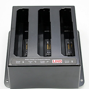 FZ-G1 LIND 3-Bay Battery Charger - FZ-LND3BAYG1 W/AC Adapter