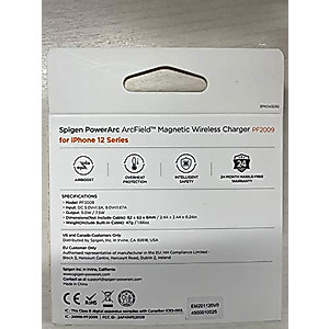 Spigen ArcField for MagSafe Charger, Magnetic Wireless Charger for iPhone 14 MagSafe Charger Fast Wireless Charging Pad Compatible with iPhone 13 Pro Max 13 Mini 12 Pro Max 12 Mini AirPods 3