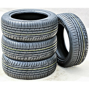 Set of 2 (TWO) Forceum Octa All-Season Passenger Car High Performance Radial Tires-205/55R16 205/55ZR16 205/55/16 205/55-16 94W Load Range XL 4-Ply BSW Black Side Wall UTQG 400AA