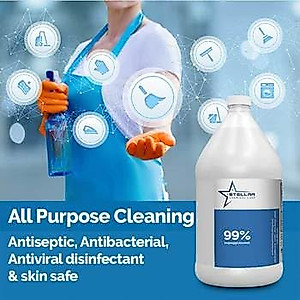 Stellar Chemical Isopropyl Alcohol (IPA) 99% Purity | | Made in USA | 1 Gallon