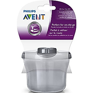 Philips AVENT Powder Formula Dispenser and Snack Cup, Grey, SCF135/18