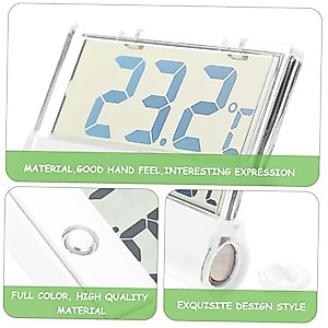 Happyyami 1pc Electronic Thermometer Fish Tank Thermometer Waterproof Thermometer Multi-Purpose Digital Thermometer Aquarium Temp Detector Fish Tank Accessory Fish Tank Temperature Meter
