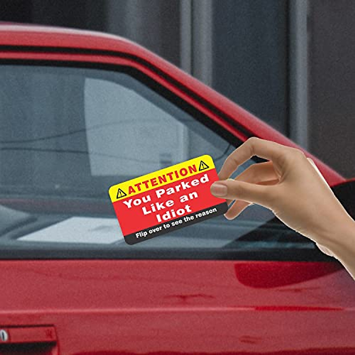 PARTH iMPEX You Parked Like an Idiot Business Cards (Pack of 100) Bad Parking Cards 3.5"x2" Multi Reasons Violation Stocking Stuffers for Adults
