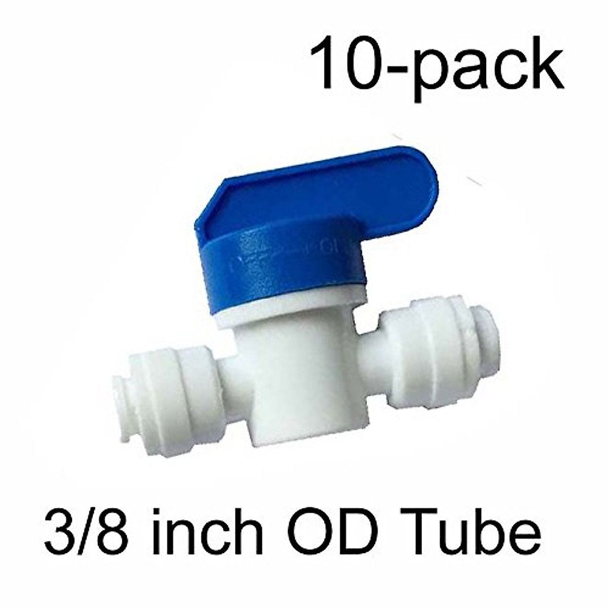 Malida water purifiers Tube Quick Connector Fittings Set of 10 (3/8" switch valve)