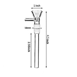 5 Pcs Lab Test Tube - Upgraded Scientific Glass Tube - Science and Lab Experiments with Mini Funnels - 14mm
