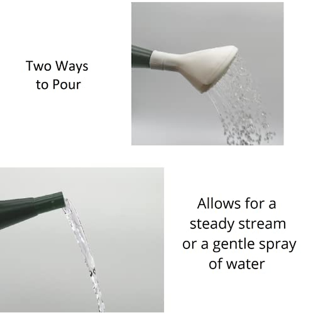 The HC Companies 2 Gallon Standard Watering Can, Green